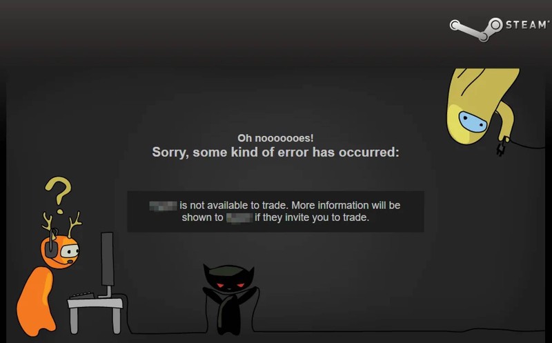 Steam Trading Errors Explained | ByNoGame