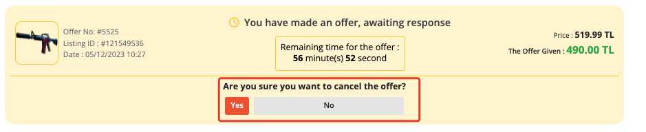 ByNoGame Helpdesk - What is Make an Offer / Buy, and how does it work?