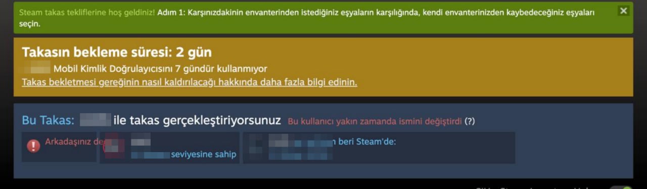 Steam takas hataları ve anlamları | ByNoGame