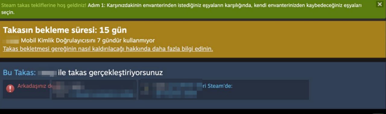 Steam takas hataları ve anlamları | ByNoGame