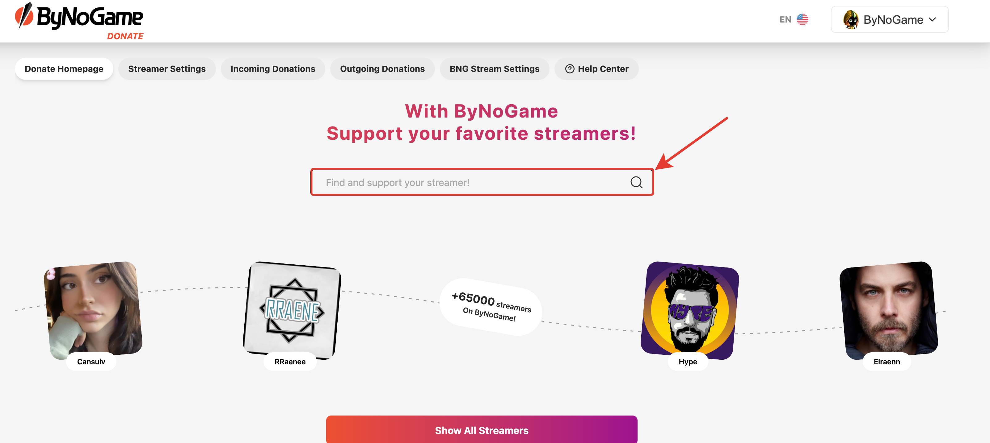 ByNoGame Helpdesk - How can I support my favorite streamer?