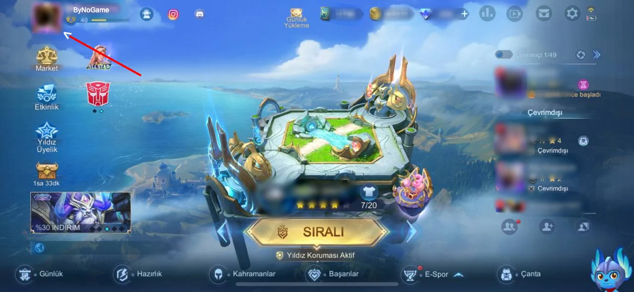 Mobile Legends: Bang Bang Elmas Satın Al - ByNoGame