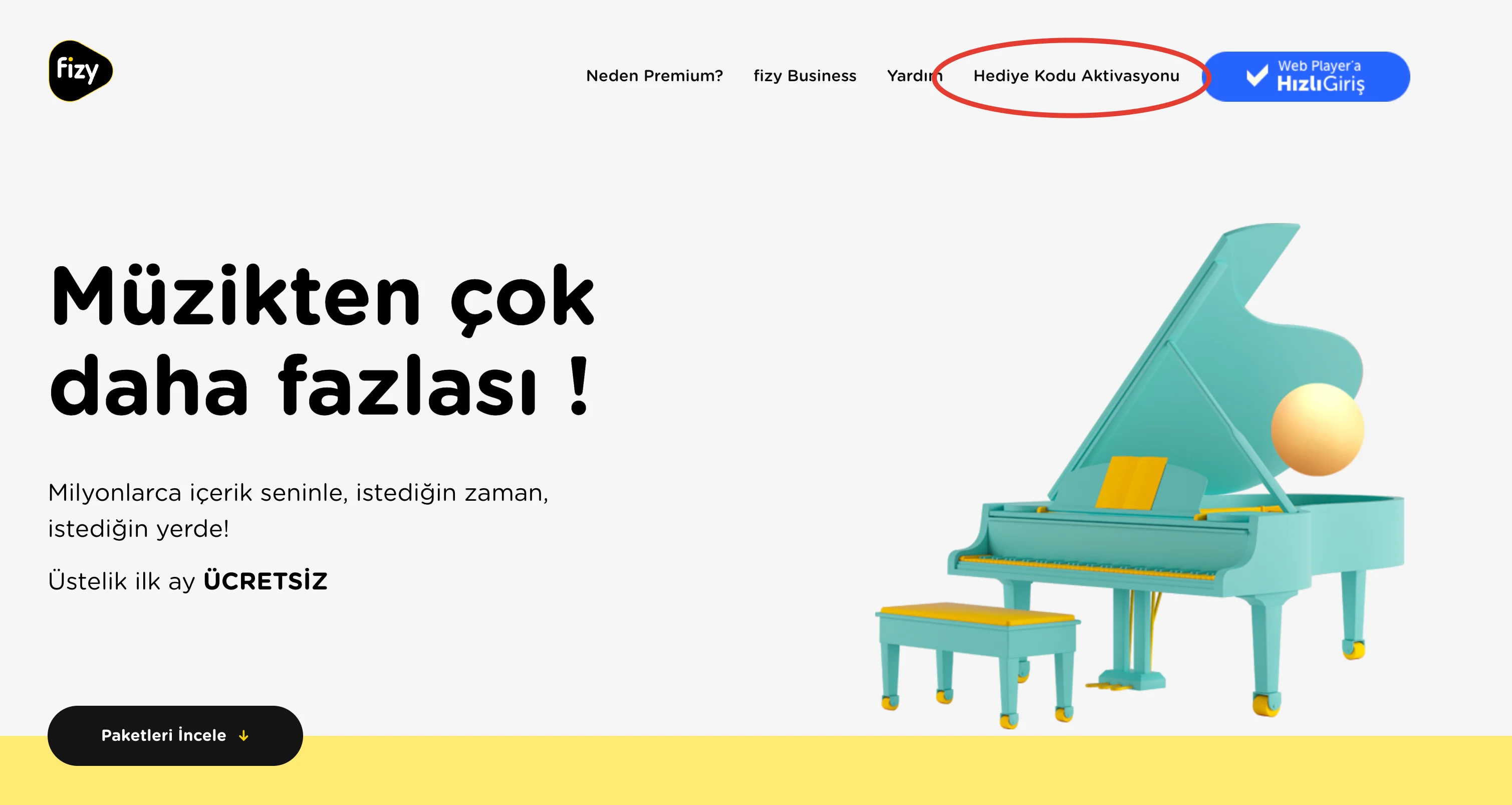 Fizy Premium Üyeliği Satın Al - ByNoGame