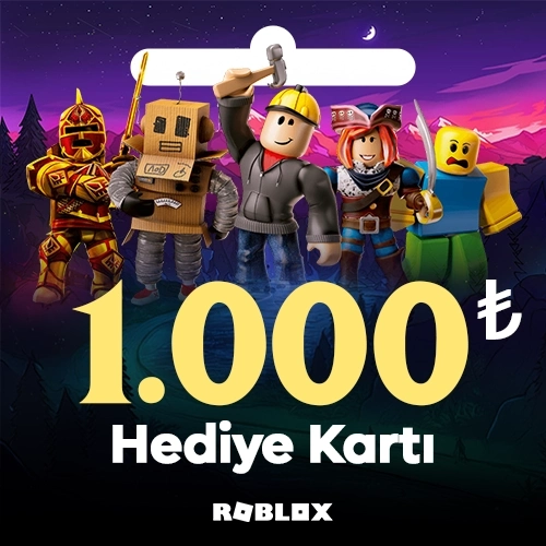 Roblox 1000 TL Hediye Kartı Satın Al Güvenli Ödeme | ByNoGame