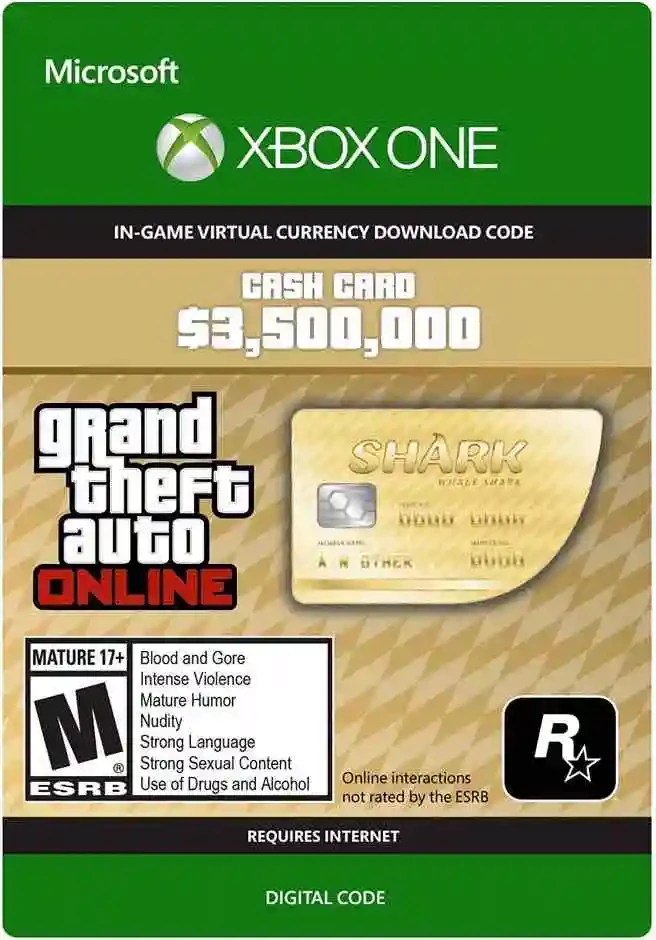 GTA V Online Whale Shark Cash Card $3.500.000 Al | ByNoGame