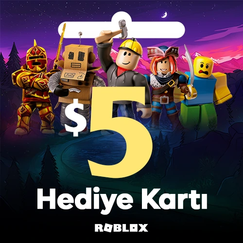 Roblox 5 USD Hediye Kartı Satın Al Hızlı Teslim | ByNoGame